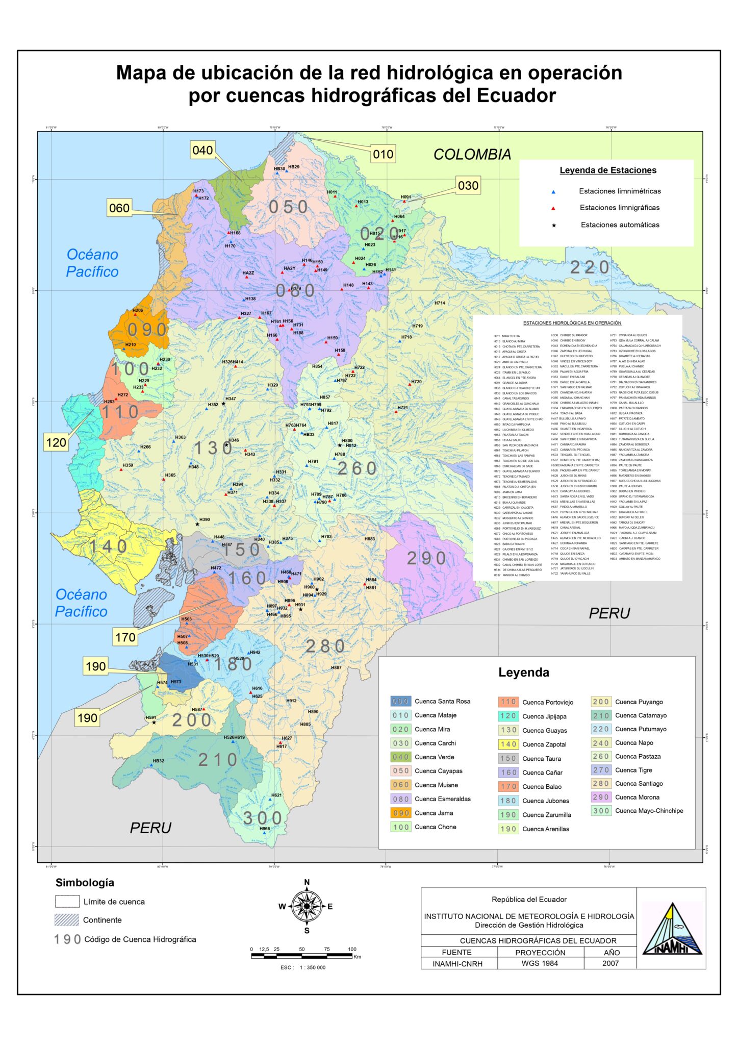 Ríos y cuencas hidrográficas de Ecuador » TriSabio
